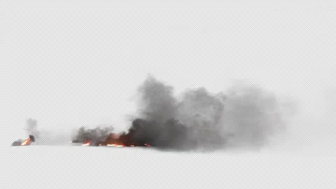 Fire Smoke Alpha Stock Footage ~ Royalty Free Stock Videos | Pond5