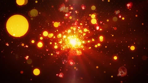 fire spark blast particle effect loop an... | Stock Video | Pond5