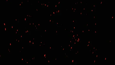 Fire Sparks Overlay. Flying Up Fire Spa... | Stock Video | Pond5