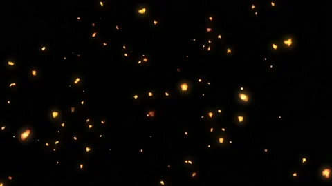 Fire Sparks particles overlay effect on ... | Stock Video | Pond5