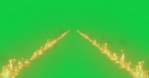 Fire Trails Animated, Road Side Fire iso... | Stock Video | Pond5