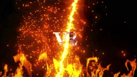 fire versus interface background loop an... | Stock Video | Pond5