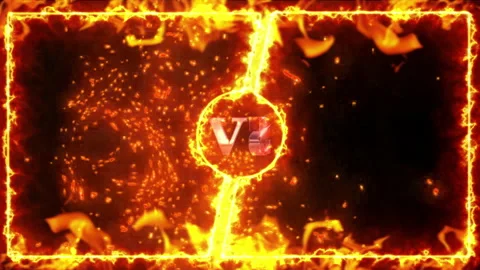fire versus interface background loop an... | Stock Video | Pond5