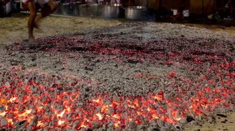 Walking On Hot Coals Stock Videos – Royalty-Free HD & 4K Videos | Pond5
