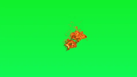 Green Screen Fireball Stock Video Footage | Royalty Free Green Screen ...
