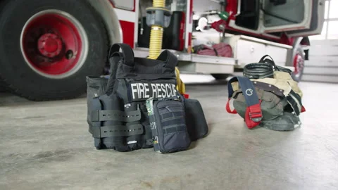 Firefighter Bullet Proof Vest Mass Shoot... | Stock Video | Pond5