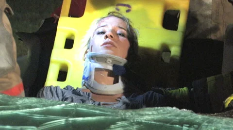 Girl Car Accident Stock Footage ~ Royalty Free Stock Videos | Pond5