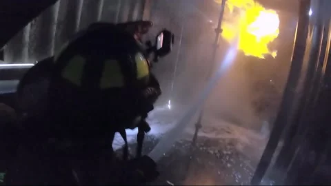 Firefighters Interior Attack Stock Footage ~ Royalty Free Stock Videos ...