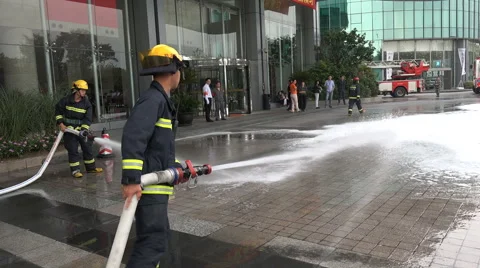 Chinease Fire Drill Stock Videos – Royalty-Free HD & 4K Videos