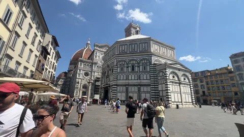 Firenze, Italy : 07 10 2023 normal day i... | Stock Video | Pond5