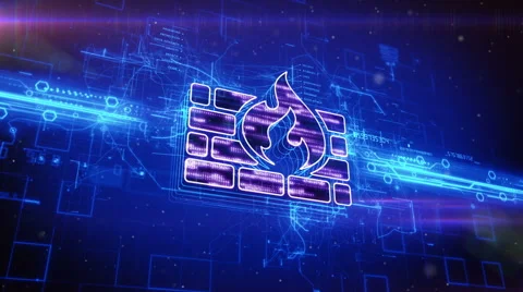 Firewall Icon Stock Video Footage | Royalty Free Firewall Icon Videos ...
