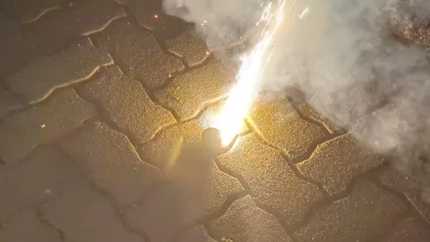 Ground Firework Stock Videos – Royalty-Free HD & 4K Videos