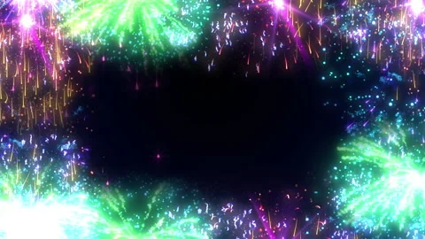 firework glow particle explosion animati... | Stock Video | Pond5