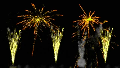 Fireworks glitter particles animation mo... | Stock Video | Pond5