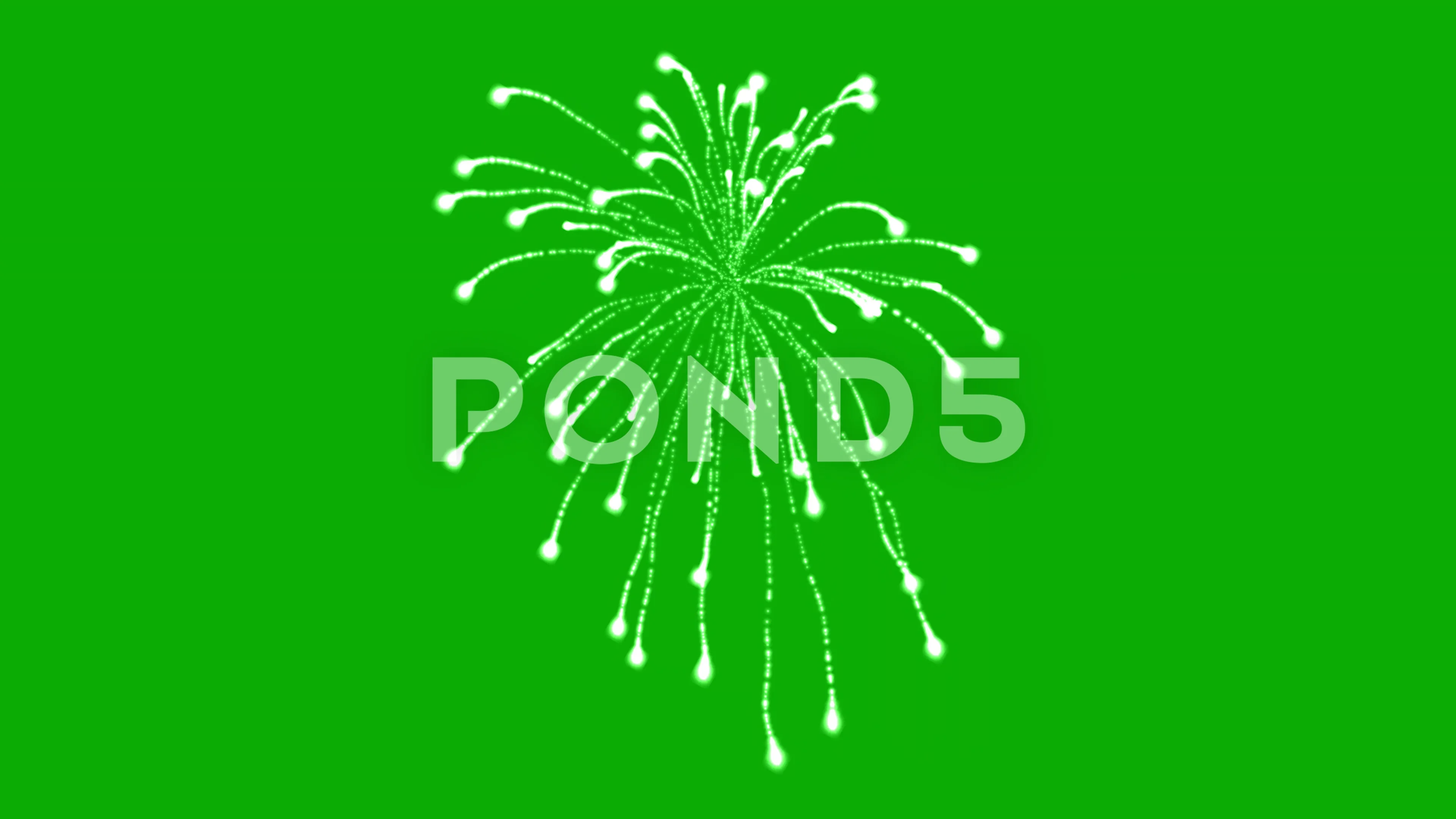 Green Fireworks