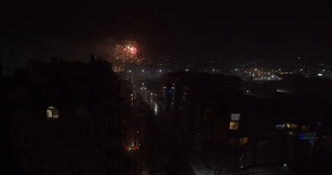 Residential Fire It Fireworks Stock Footage ~ Royalty Free Stock Videos ...