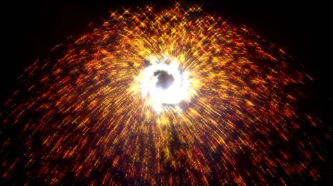 Fireworks pinwheel Catherine wheel | Stock Video | Pond5