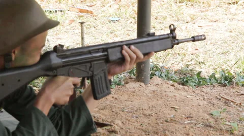 The Kalashnikov Assault Rifle Stock Video Footage | Royalty Free The ...