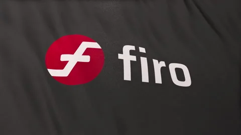 Firo Coin icon logo on full-frame grey f... | Stock Video | Pond5