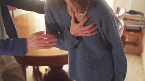 First aid in heart attack. Close up of h... | Stock Video | Pond5