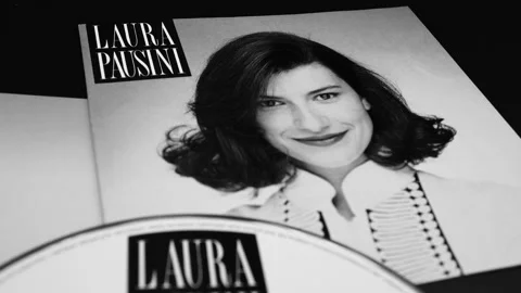 First CD of the Italian singer LAURA PAU... | Stock Video | Pond5