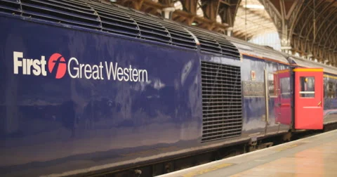 First Great Western logo and passengers ... | Stock Video | Pond5