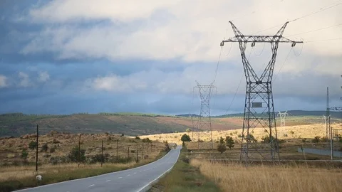 First green substation with renewable en... | Stock Video | Pond5