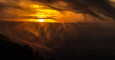 The first light from the sun and the dre... | Stock Video | Pond5