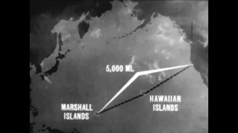 The first nuclear bomb tests are underta... | Stock Video | Pond5
