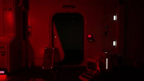 Door Airlock Spaceship Stock Footage ~ Royalty Free Stock Videos | Pond5