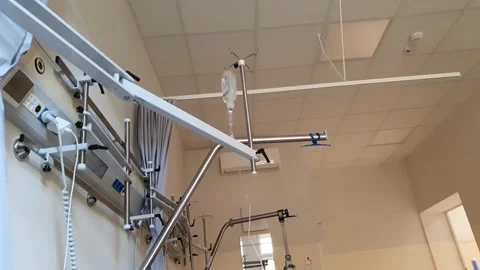 First person view from a hospital bed in... | Stock Video | Pond5