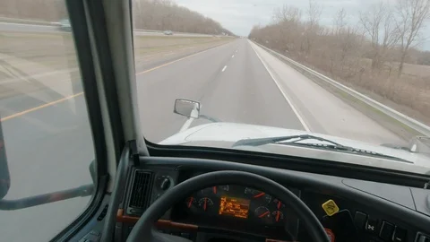 Truck First Person View Stock Video Footage | Royalty Free Truck First ...