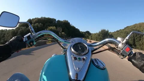 Motorcycle First Person View Stock Videos – Royalty-Free HD & 4K Videos