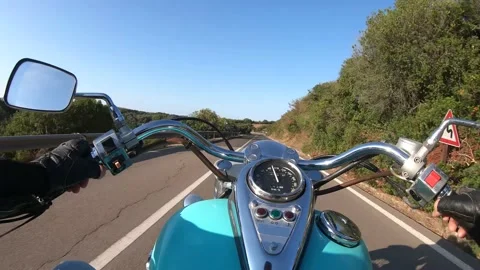 Motorcycle First Person View Stock Videos – Royalty-Free HD & 4K Videos