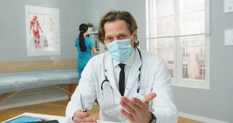 First person view. Portrait of handsome ... | Stock Video | Pond5