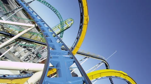 Rollercoaster Stock Videos – Royalty-Free HD & 4K Videos | Pond5