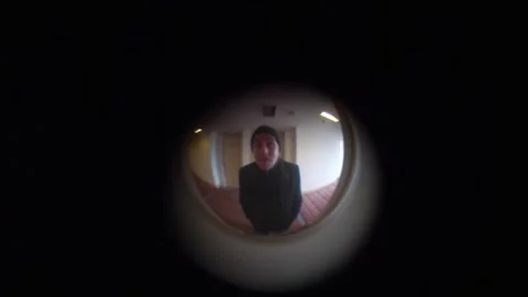 View Through Peephole Stock Footage ~ Royalty Free Stock Videos | Pond5