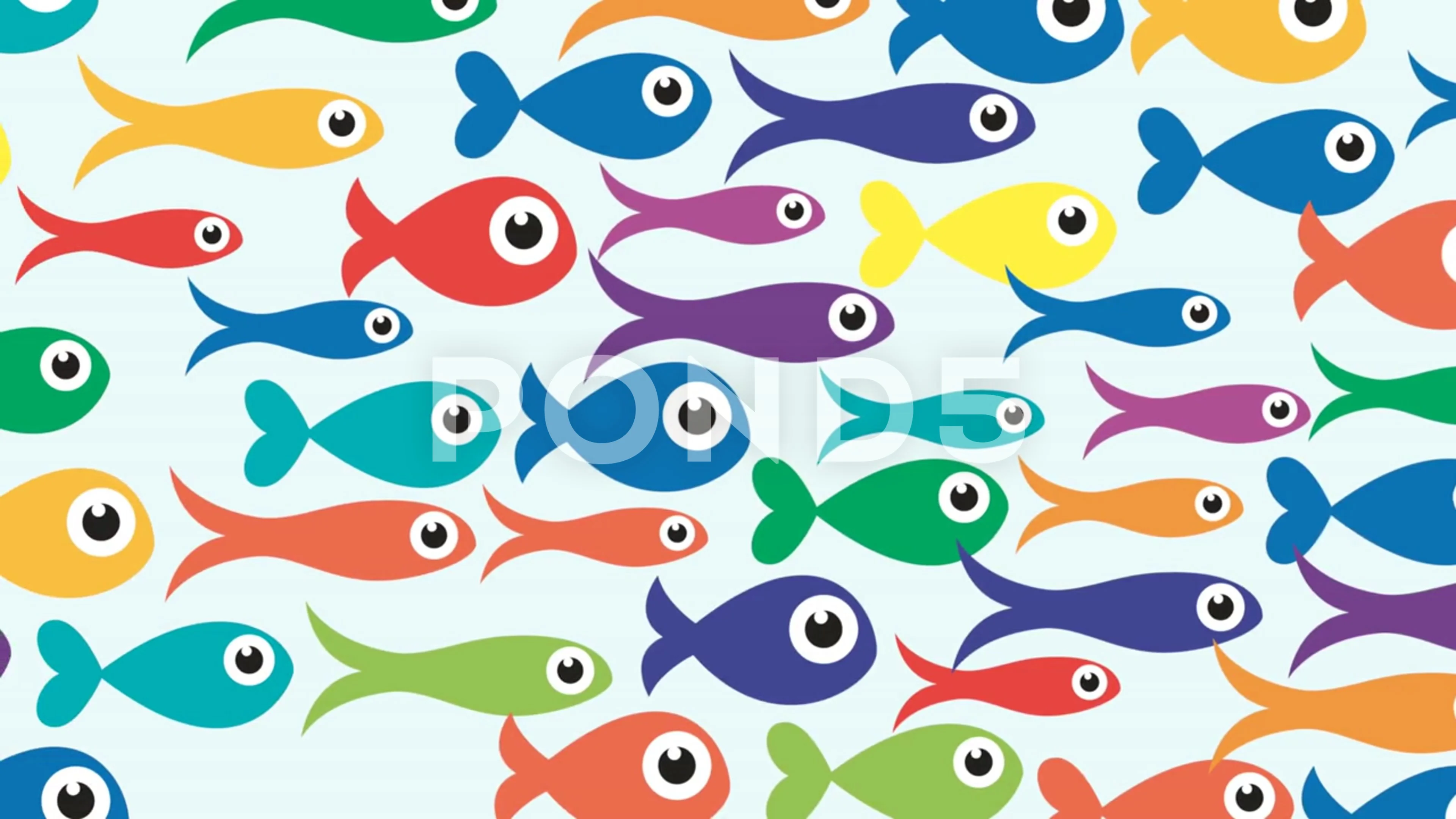 Animated Fish Swimming On Desktop