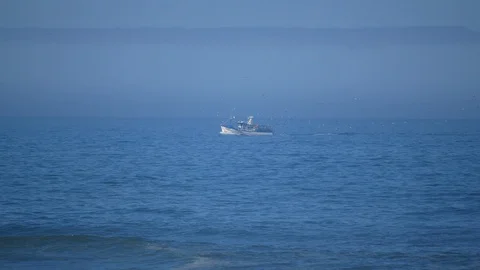 Boat In Distance Stock Video Footage | Royalty Free Boat In Distance ...