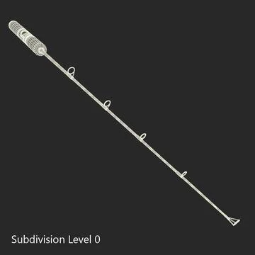 Fishing Rod ~ 3D Model ~ Download #90618394 | Pond5