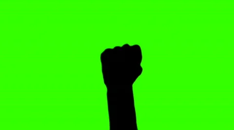 Fist green screen - HD | Stock Video | Pond5