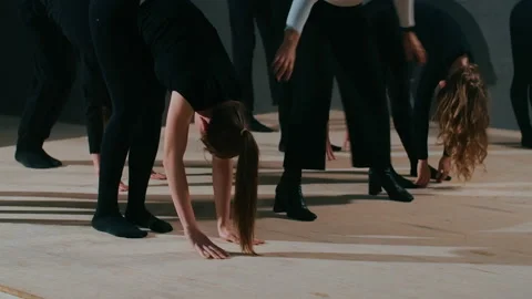 Fit theater actresses and actors making ... | Stock Video | Pond5