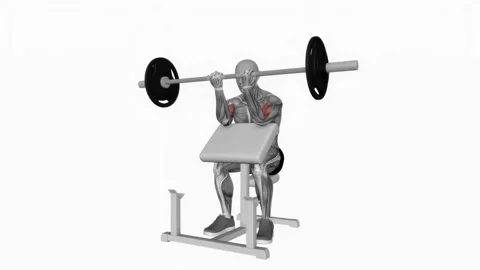 fitness exercise workout animation male... | Stock Video | Pond5