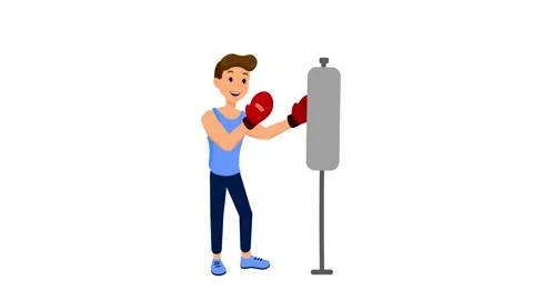 Fitness Animation Stock Video Footage | Royalty Free Fitness Animation ...