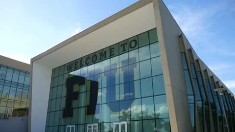 FIU Sign - Florida International Univers... | Stock Video | Pond5