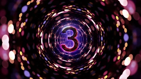 Five second Countdown Timer with colorfu... | Stock Video | Pond5