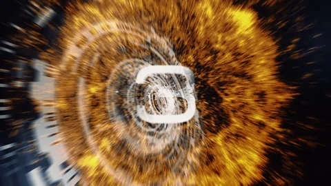 Five seconds Countdown Timer with Digita... | Stock Video | Pond5