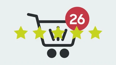 Five star rating animation 4k. | Stock Video | Pond5