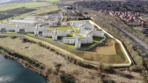 The Five Wells HMP is the UKs first mega... | Stock Video | Pond5