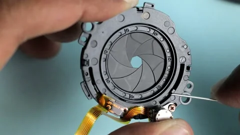 Broken Camera Lens Stock Video Footage | Royalty Free Broken Camera ...